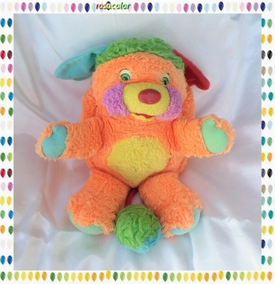 Peluche Doudou Popples Orange Rond Jaune Vintage Mattel 1986 | eBay