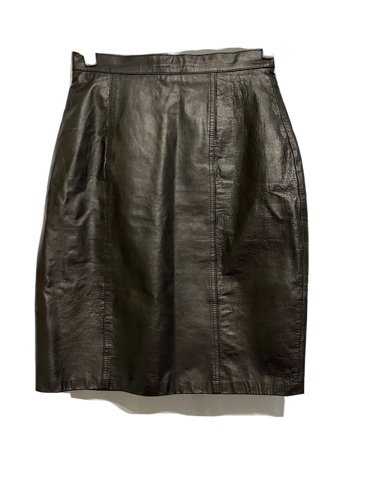 RAFFERty LEATHER ALINE BLACK SKIRT SIZE 9 | eBay
