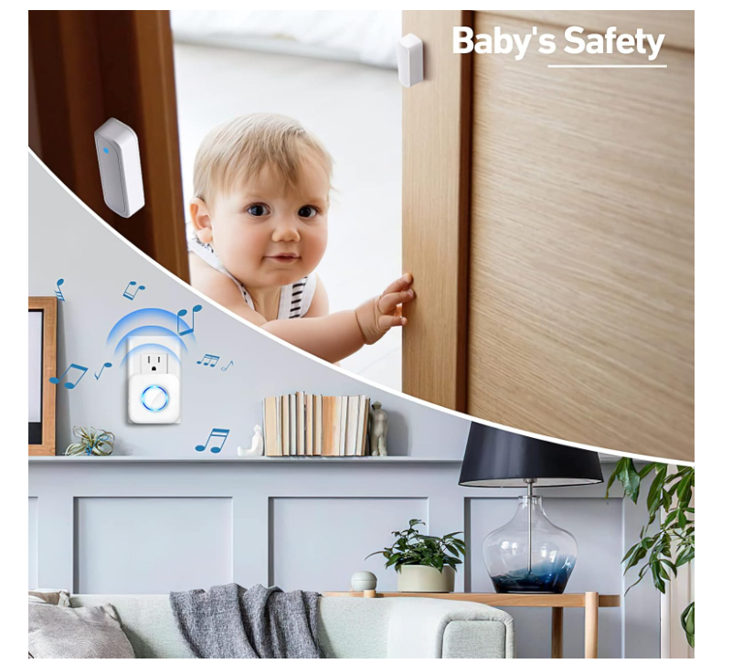 Timbre Inalambrico Timbres De Casa Alarma Para Puerta Sensor Negocio ...