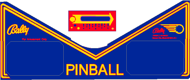 Bally ELEKTRA Pinball Machine Apron Decal Set | eBay