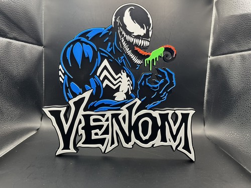 Venom Logo Sign Display | 3D Wall Desk Shelf Art | eBay