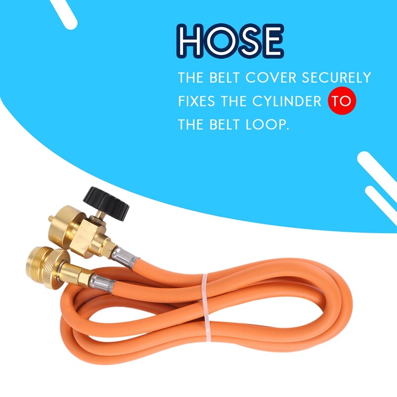 Welding Torch Hose CGA600 1.5M (5Ft) Hose and Belt Hook for MAPP Torch ...