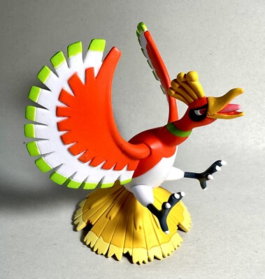 Japan Nintendo TOMY Pokemon Pocket Monster Collection Ho-Oh Figure Toy ...