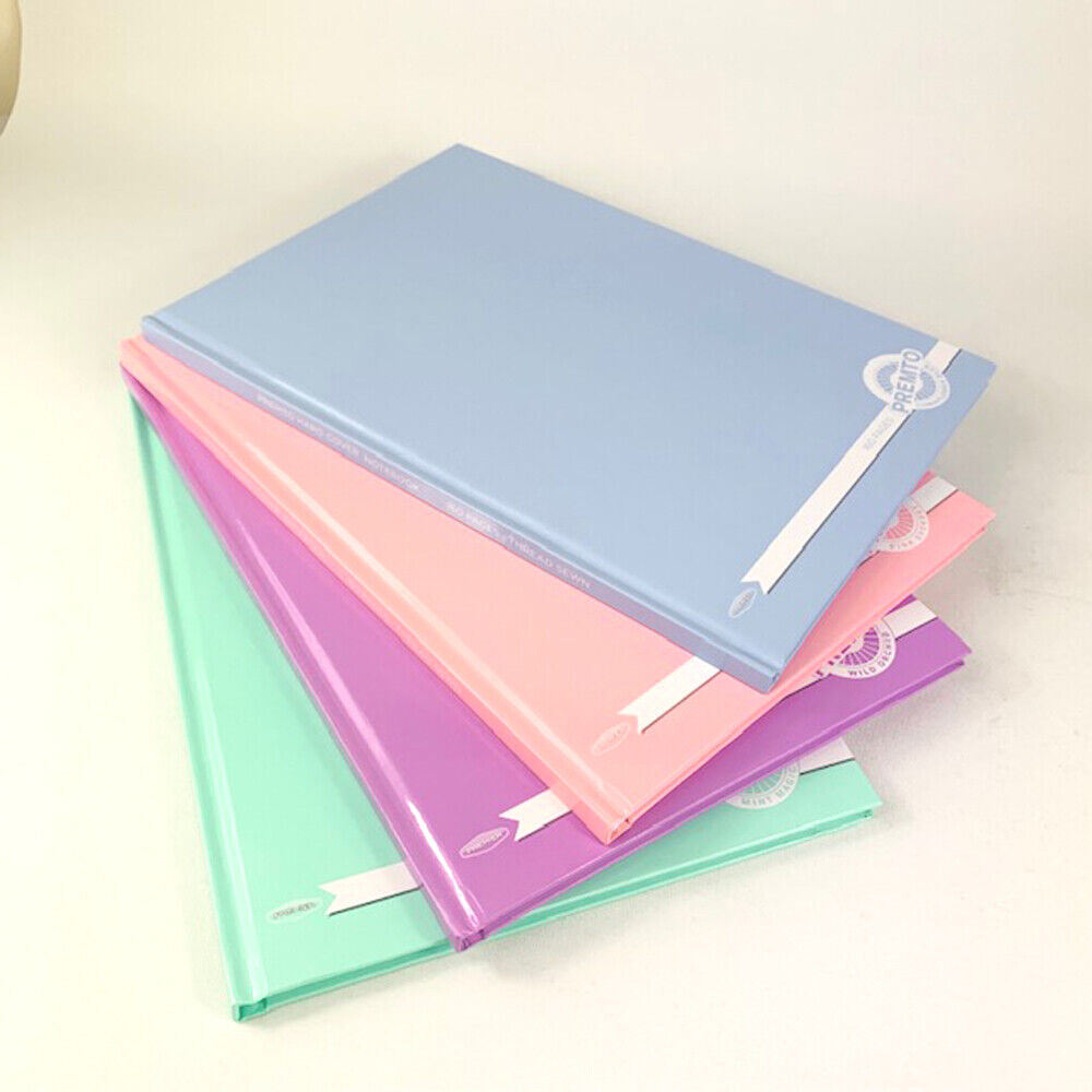 3 X A4 Notebook Notepad Hardback Ruled Lined Writing Jotter School ...