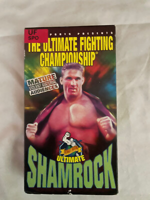 UFC - Ultimate Shamrock VHS Ken Shamrock MMA 1998 110 mins not rated ...