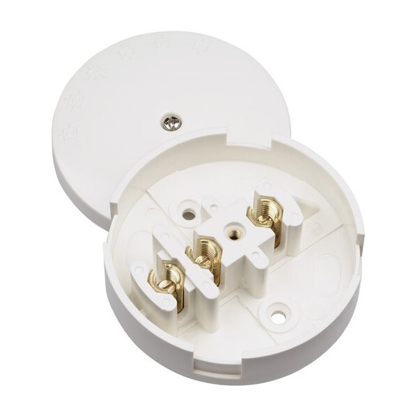 30 Amp 3 Terminal White Junction Box Heavy | Grelly UK