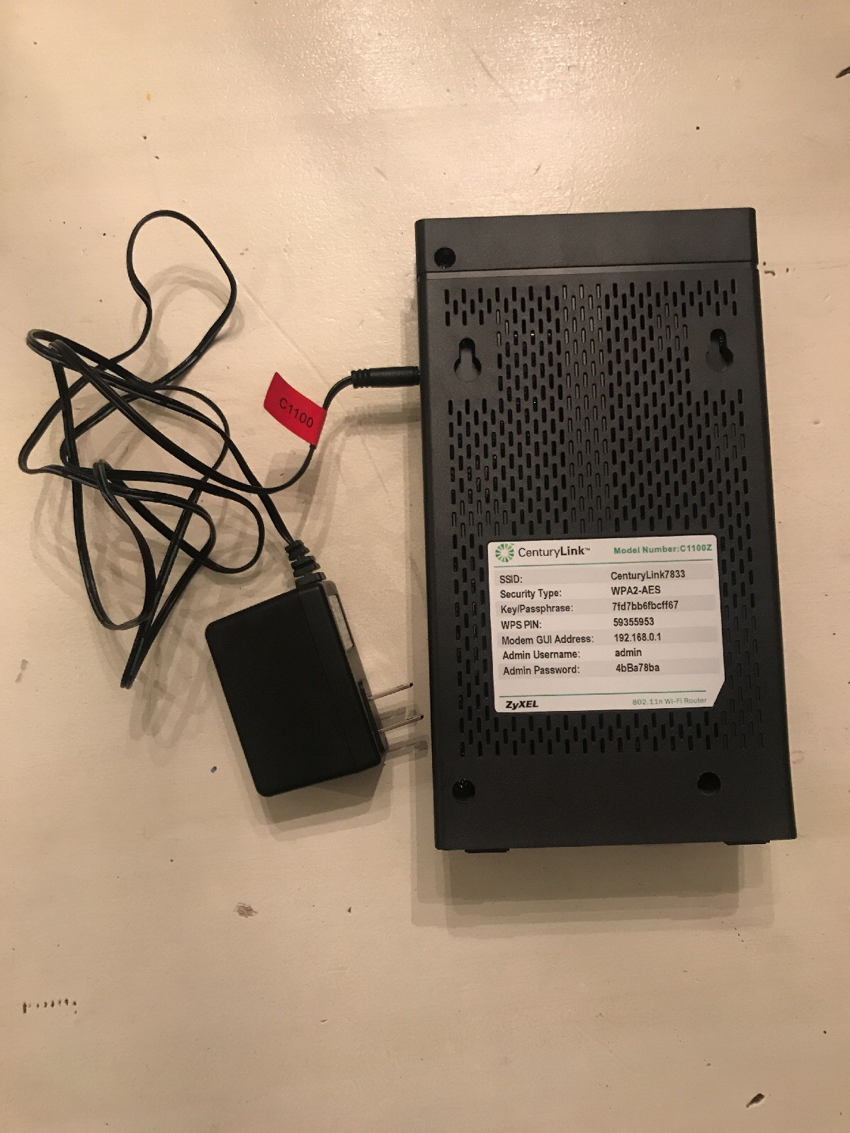 CenturyLink Modem Router C1100Z | eBay