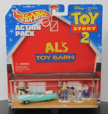 AL'S TOY BARN Toy Story 2 Action Pack Hot Wheels Custom Cruiser Figures ...