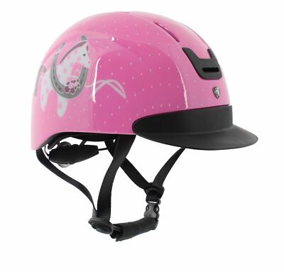 Kid Riding Safety Helmet Headwear Airstream 110100 Cartoon Horse Pony ...