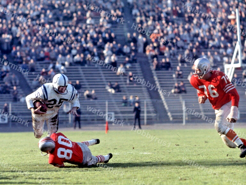 Alex Hawkins Len Rohde COLTS v 49ERs 1961 Original NFL 120mm Photo ...