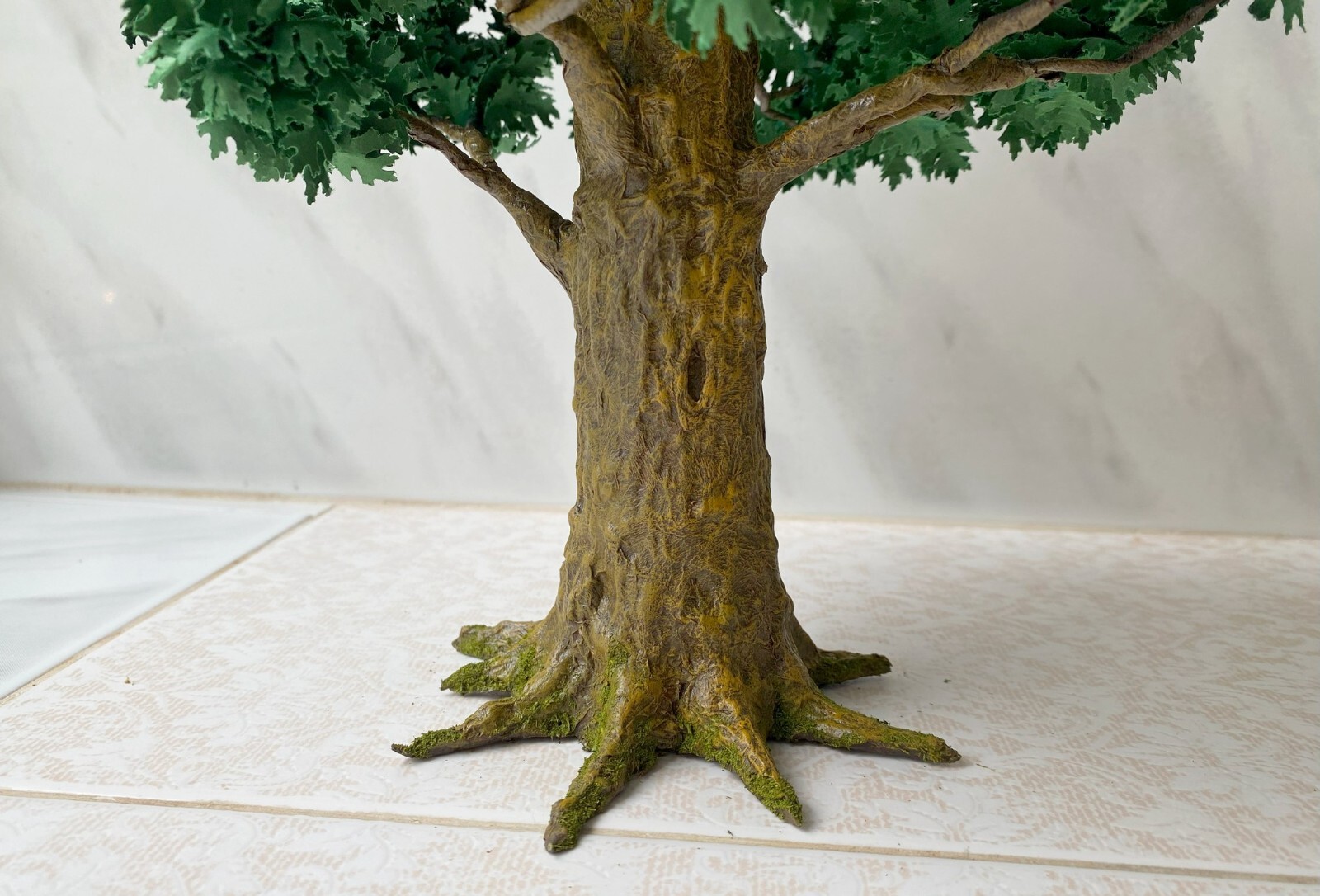 Doll Oak Tree Dollhouse Miniature Garden Plant Scale 1:12 Handmade ...