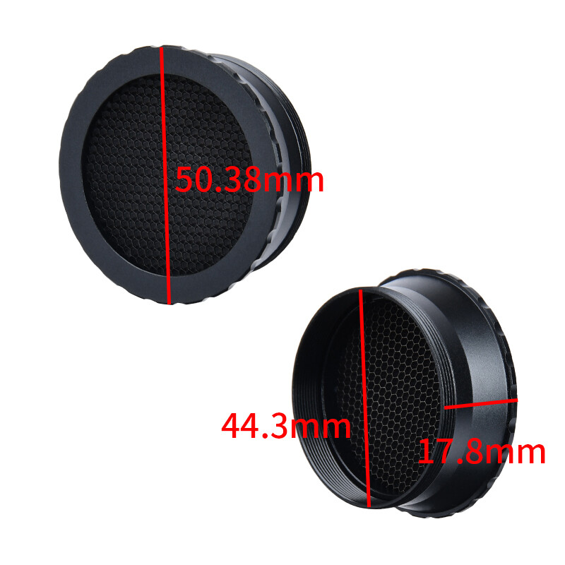 Len Honeycomb KillFlash Sunshade Protective Caps For Hunt Rifle Scope ...