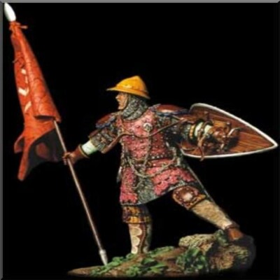 White Models - Captain of Infantry Northern Italy 1320 - 90mm metal ...