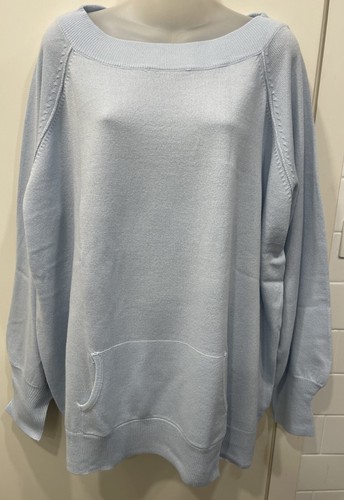 AUTOGRAPH Long Sleeve Pocket Front Jumper, Baby Blue -L-NWT | eBay