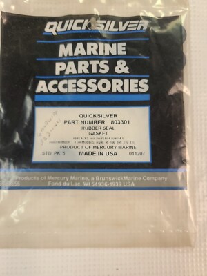 Quicksilver Rubber Seal Gasket 803301 | eBay