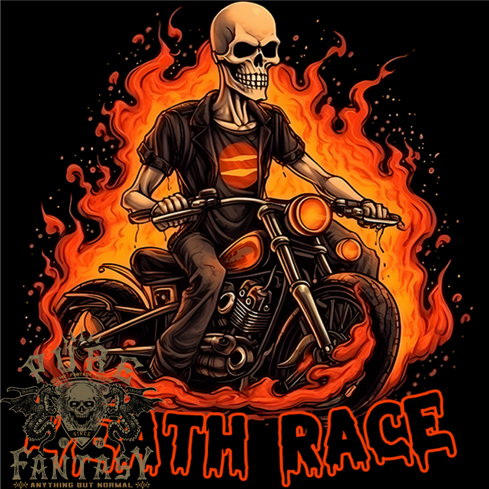 Death Race Biker Skull Motorbike Motorcycle Mens Light Cotton T-Shirt ...