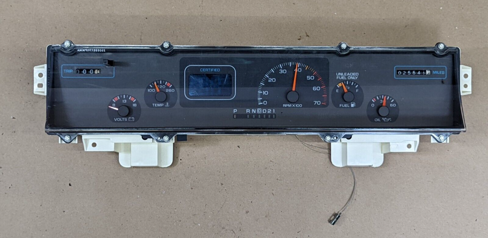 1991-1993 Chevy Caprice 9C1 POLICE INTERCEPTOR Instrument Gauge Cluster ...
