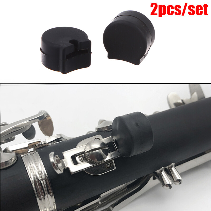 2Pcs Clarinet Finger Rest Rubber Clarinet Black Thumb Rest Saver ...
