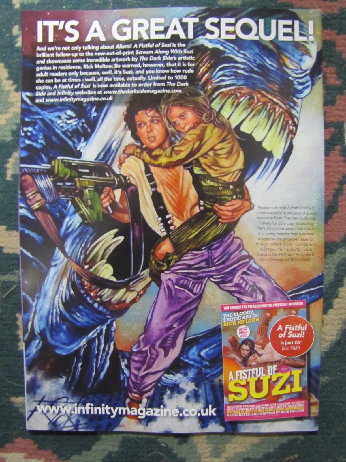 Infinity # 56 ( UK ) Lift Off-Story of The Movie Rocket Men & BRAND NEW ...