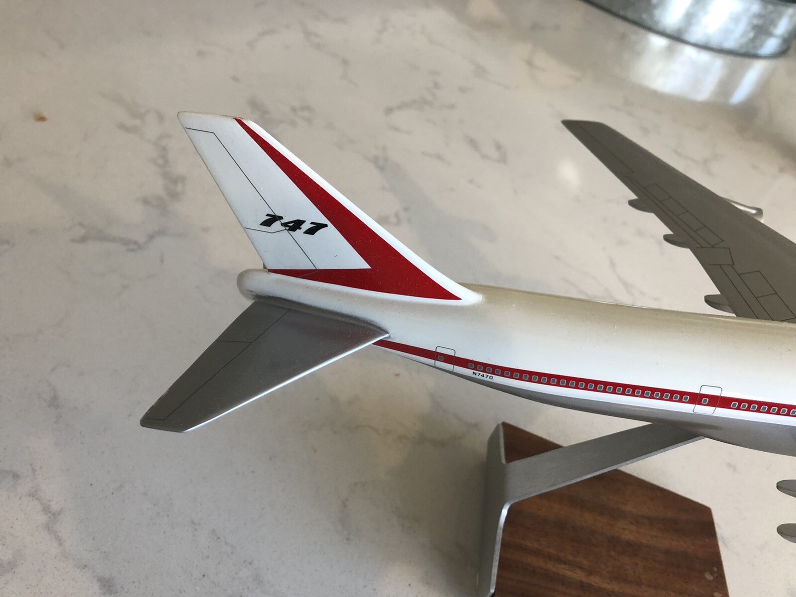 Vintage Boeing 747 Model Plane 1/200 Original In House Colors | eBay