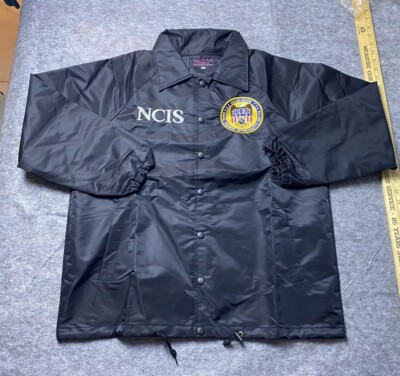 Vintage NCIS Jacket Mens Medium Black Windbreaker US Special Agent | eBay