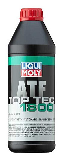 8 Liters ZF Automatic Transmission Fluid LIQUI MOLY ATF Top Tec 1800 ...