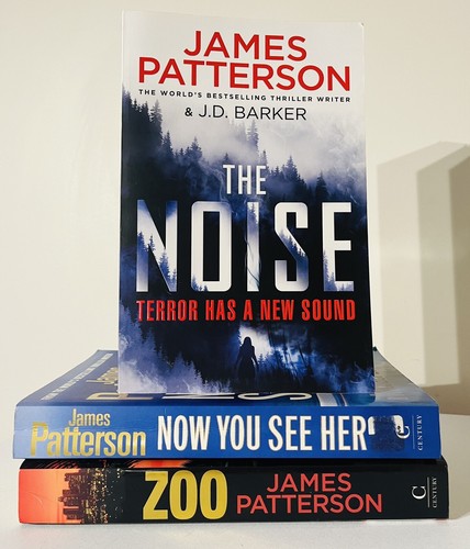 James Patterson Paperback Books x 3 Crime Thriller The Noise Zoo Now You See Her | eBay