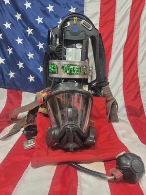 MSA Firehawk M7 SCBA Harness & Ultra Elite MSA Mask + HUD | eBay
