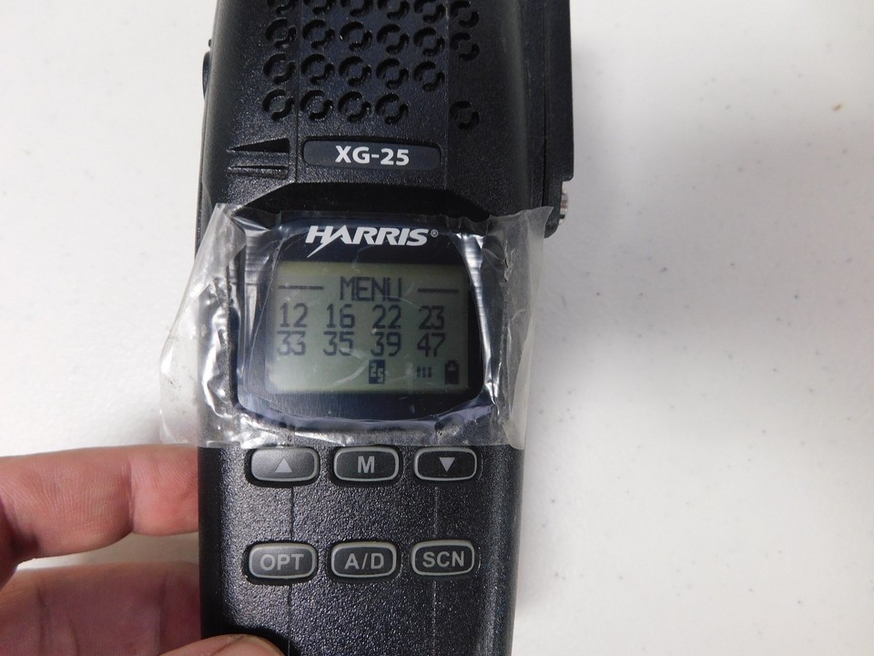 Harris XG-25P UHF 380-470mhz P25+EDACS Digital Portable radio Phase 1+2 ...