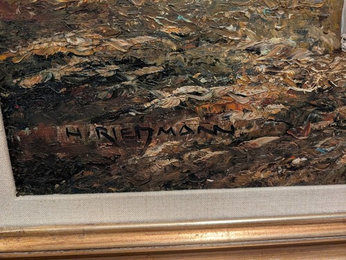 Hans Riedmann Oil On Canvas 1 Of 1 Completely Original. Calvary And ...