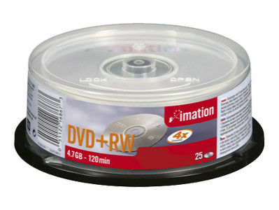 Imation (16867) 4x DVD+RW Spindle (25 Pack) for sale online | eBay