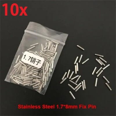 10x Fixed Pins for Car Flip Key Fob Repair Locksmith Parts 1.7mm x 8mm ...
