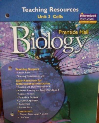 Unit 3: Cells; Teaching Resources (Biology) - Paperback By Prentice ...