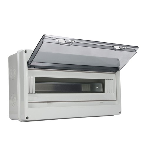 Distribution Box 18 Way Waterproof Circuit Breaker Plastic Cover ...