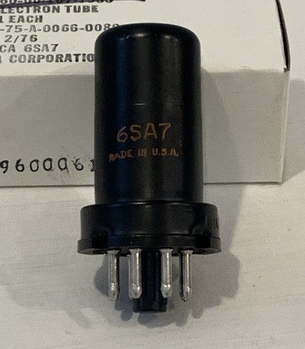 NIB RCA 6SA7 Vintage Electronic Tube Made In USA New Old Stock Rare ...