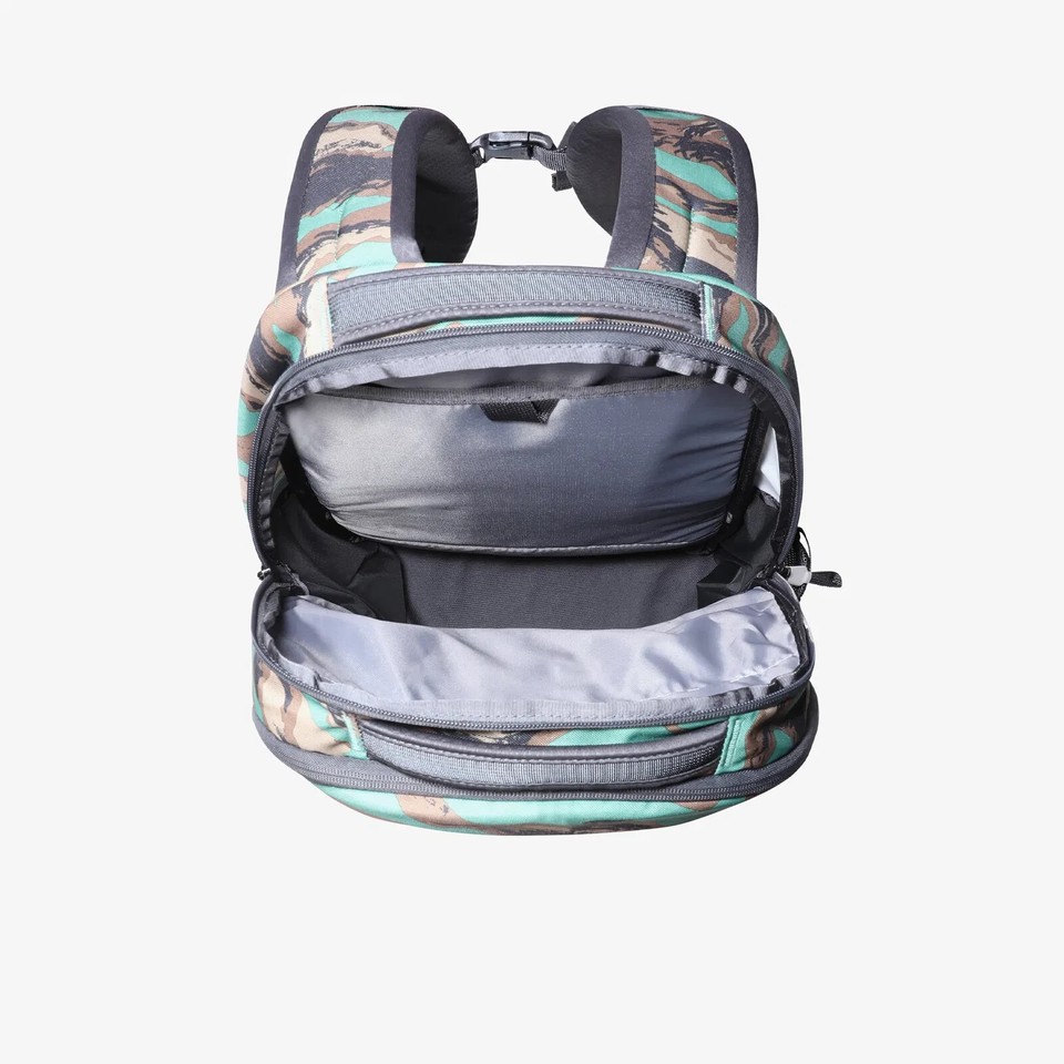 The North Face Jester Backpack 28L Green Camo Print Commuter Laptop ...