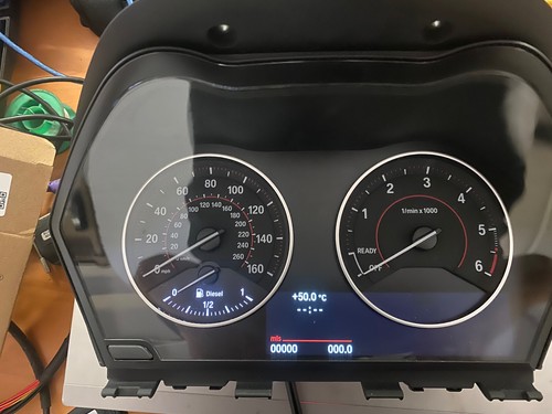 BMW 6wa 6wb cluster Virginise Service Odometer Virgin f20 F30 F10 F15 ...