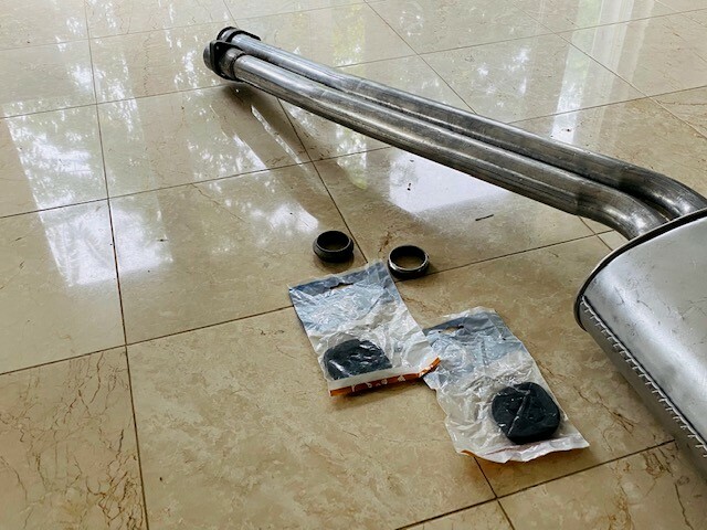 Mercedes Benz 560SL R107 Ansa Exhaust Muffler Rear | 1074908421 | Italy ...