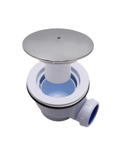 90mm Shower Tray Waste Trap Bathroom Shower Enclosure Drain Fast Flow ...