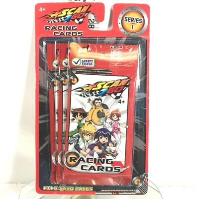 Scan 2 Go Racing Cards Series 1 New Boy New Factory Sealed 3 Packs(6 ...