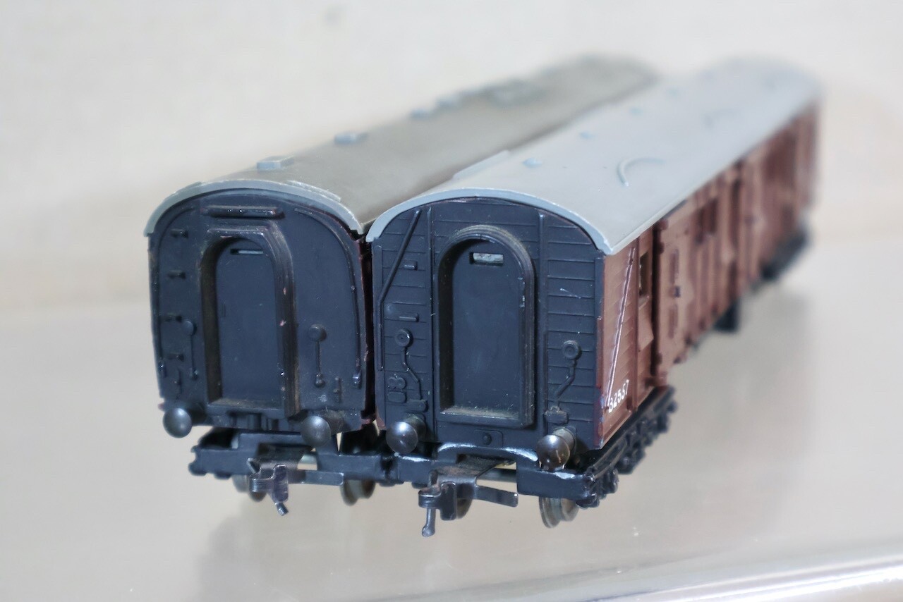 TRIANG HORNBY DUBLO 3 RAIL BR RESTAURANT CAR & SOUTHERN UTILITY VAN ...