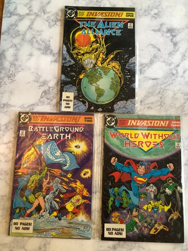 Invasion! DC Comics Books #1-3 - Good condition | eBay