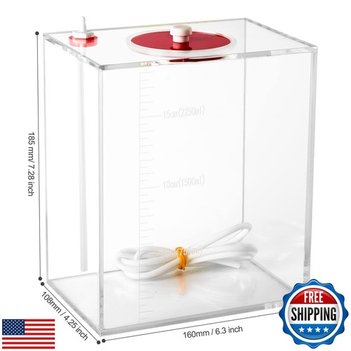 Aquarium Choice Acryli Made Liquid Storage Bucket Dosing Pump Reservoir ...