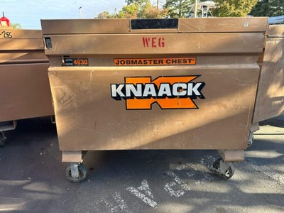 KNAACK Jobmaster (4830) Jobsite Steel Chest Tan Corrosion Resistant ...