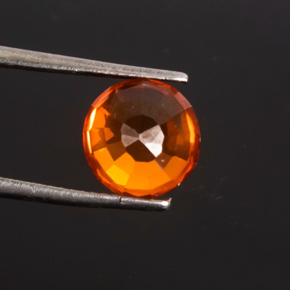 5.0 Ct Certified Natural Orange Padparadscha Sapphire Round Gemstones ...