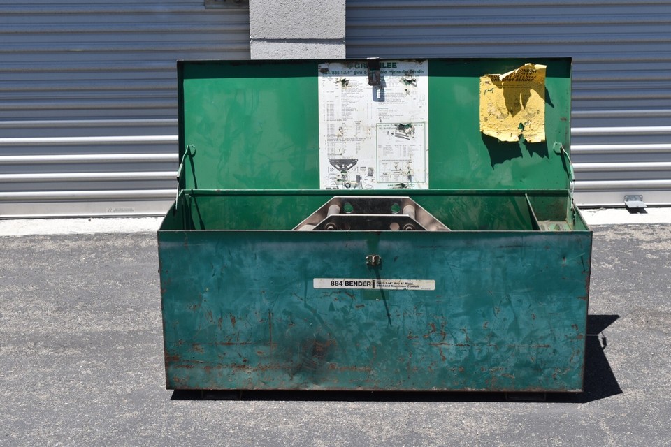 Greenlee 884 1-1/4" - 4" One-Shot 90°s Rigid Conduit Bender without ...