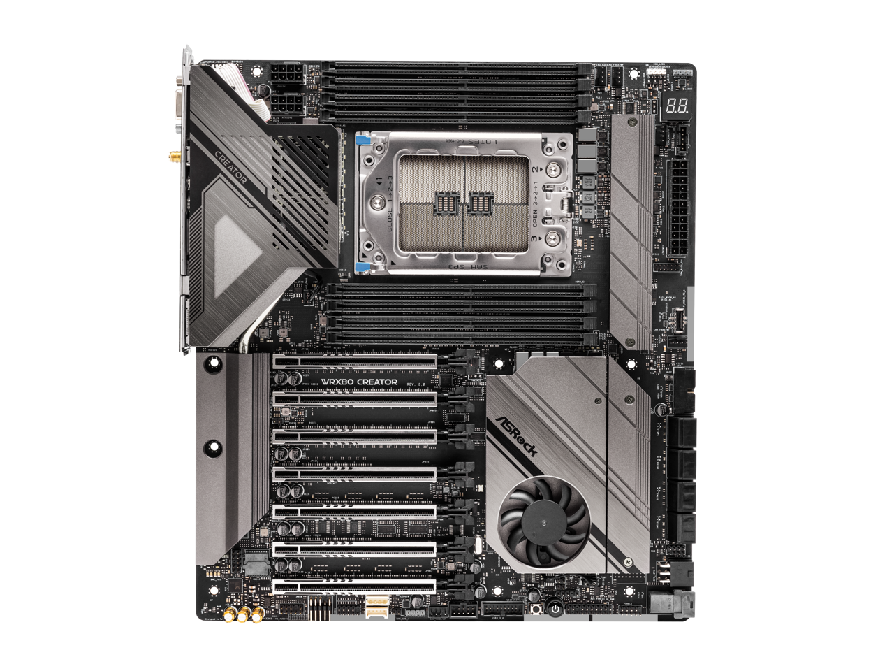 ASRock WRX80 CREATOR R2.0 AMD WRX80 SATA 6Gb/s Extended ATX AMD ...