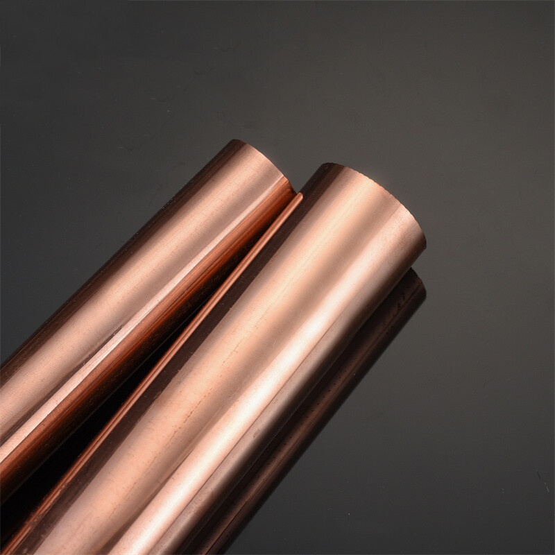 Copper Round Rod Metal Alloy Solid Bar Bandsaw cut Length 100-300mm Dia ...