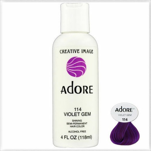 [ADORE] CREATIVE IMAGE SHINING SEMI-PERMANENT HAIR COLOR RINSE 4OZ ALL ...