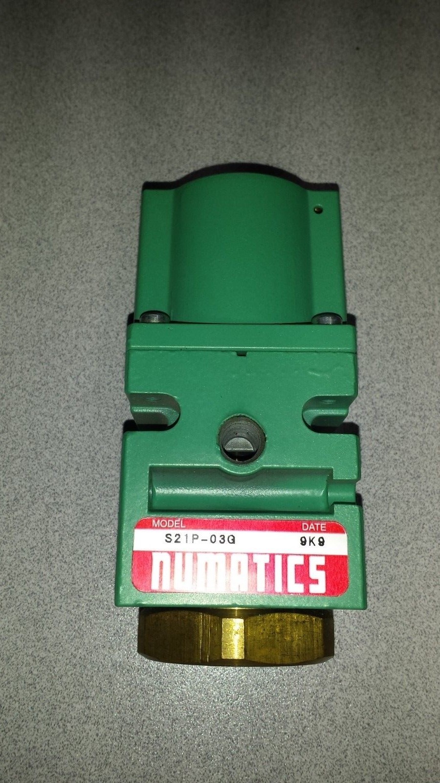 NUMATICS S21P-03G SOLENOID AUTO PILOT ACTUATED VALVE NIB EXHAUST CHECK ...